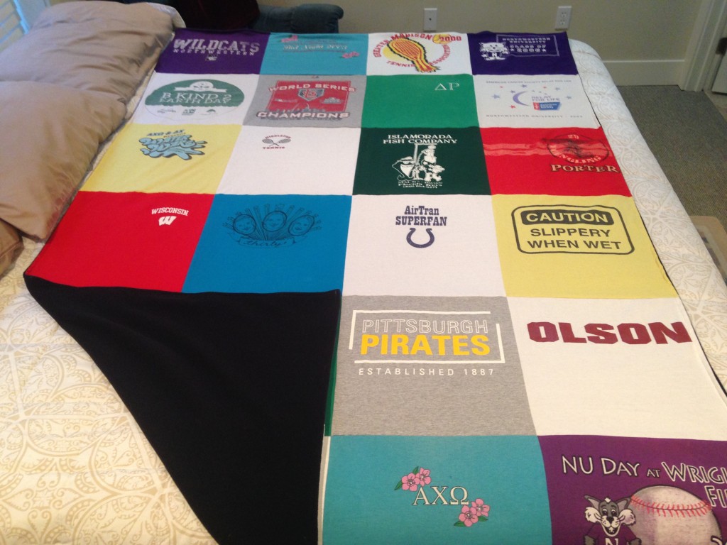 Keepsake Gift Idea: T-shirt Blanket from Project Repat (The Motherhood ...
