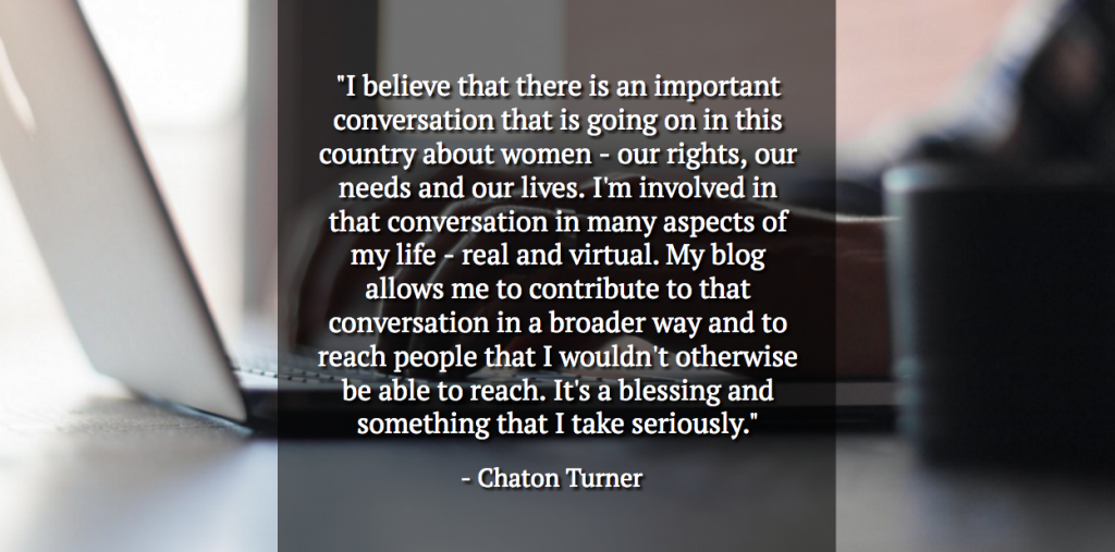 A #BeBoldForChange Profile for International Women's Day: Chaton Turner
